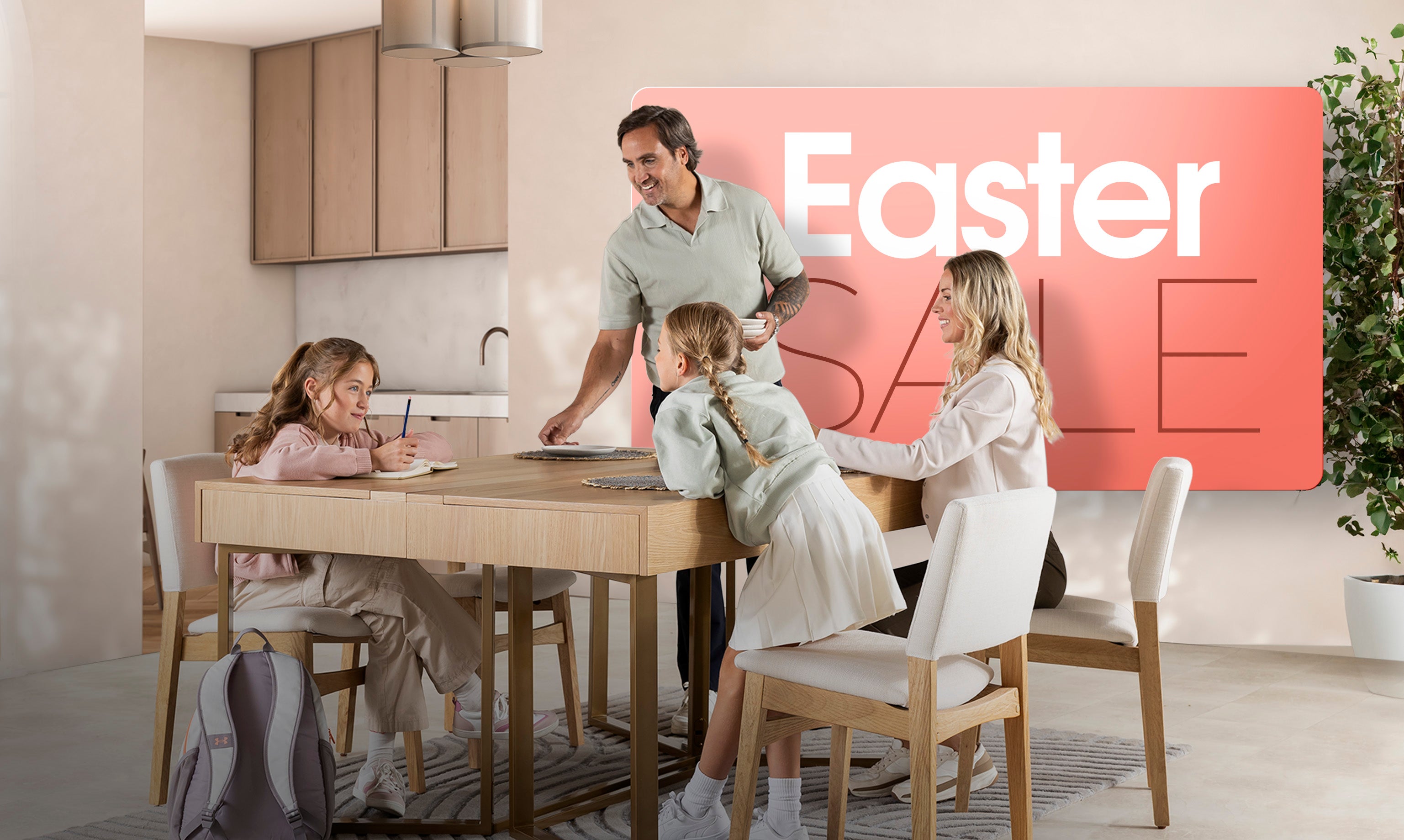 Dining Table To Desk - Modern Home Office Desk | Transformer Table