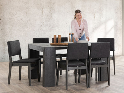 Extendable Dining Table Set with 4 Chairs| Transformer Table