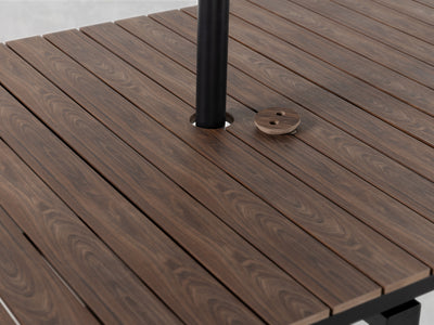 Extendable Outdoor Dining Set with Bench | Transformer Table