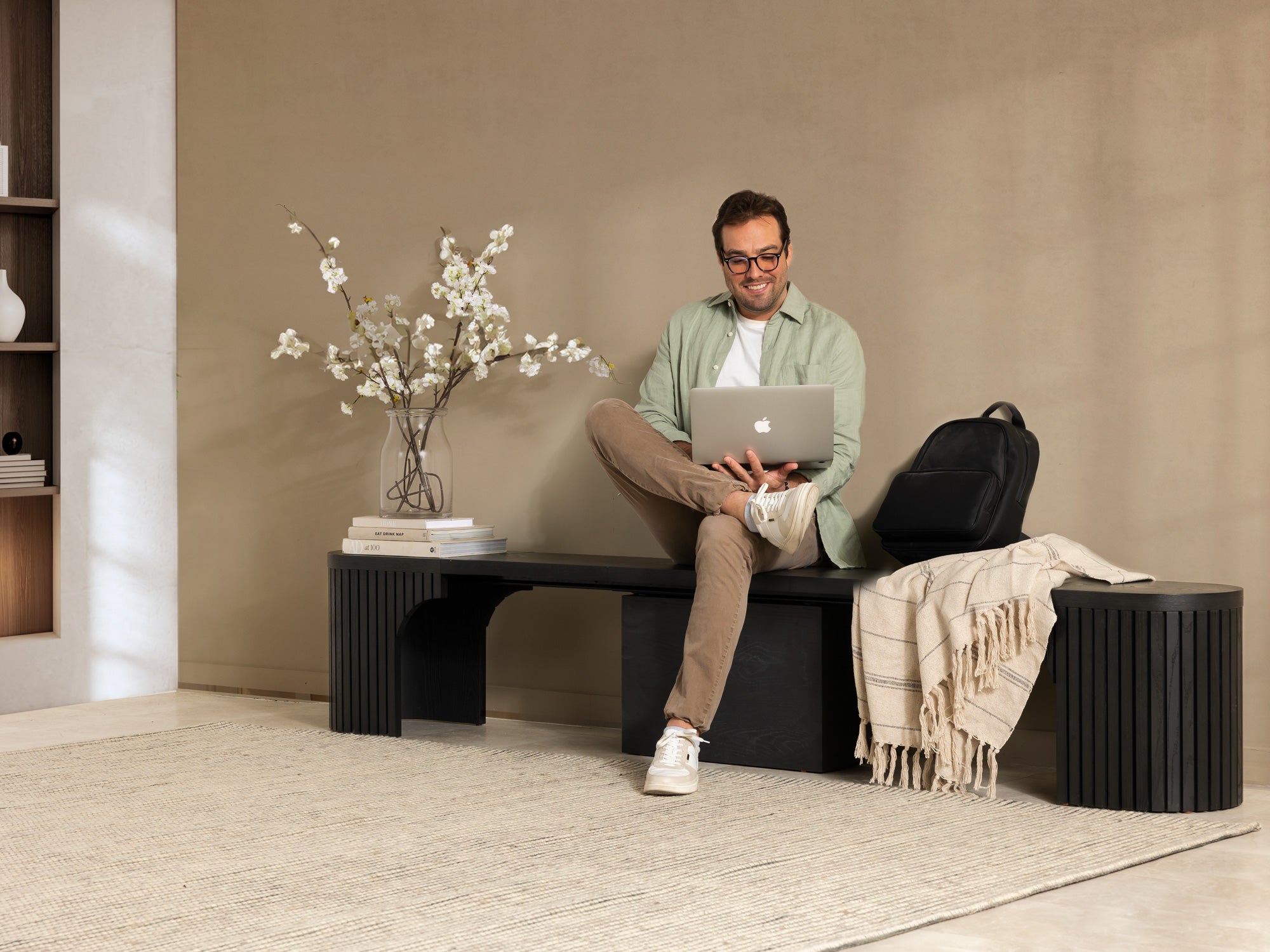 Curved Dining Bench | Transformer Table