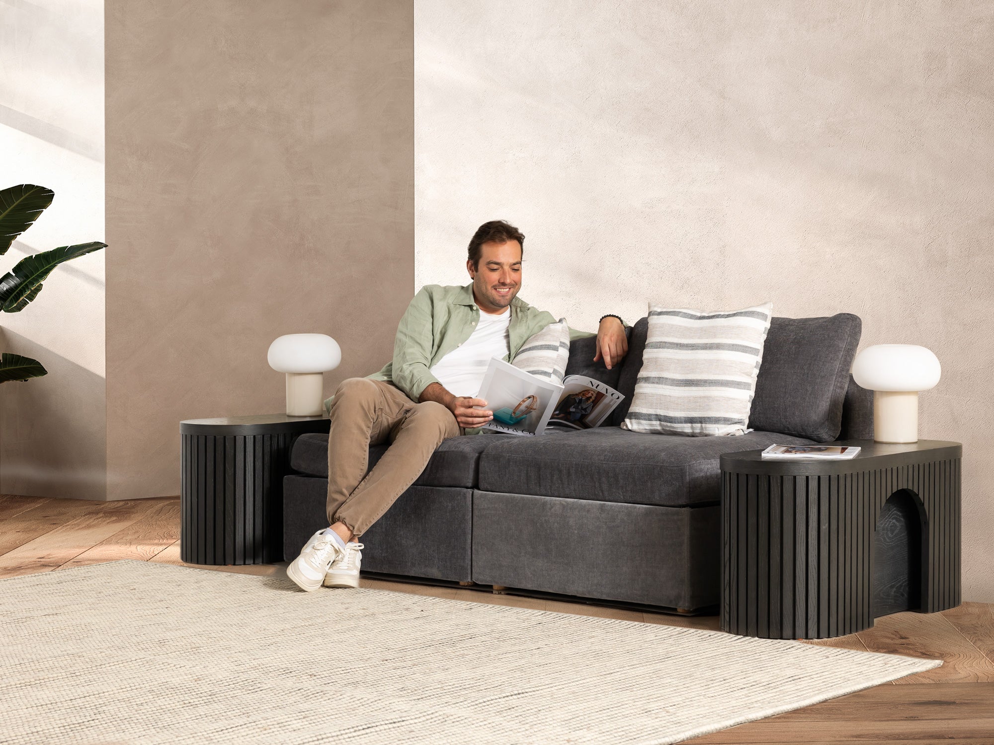 Curved Dining Bench | Transformer Table