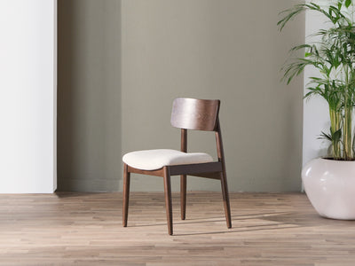 Rounded, Wooden, Ergonomic Dining Chairs | Transformer Table