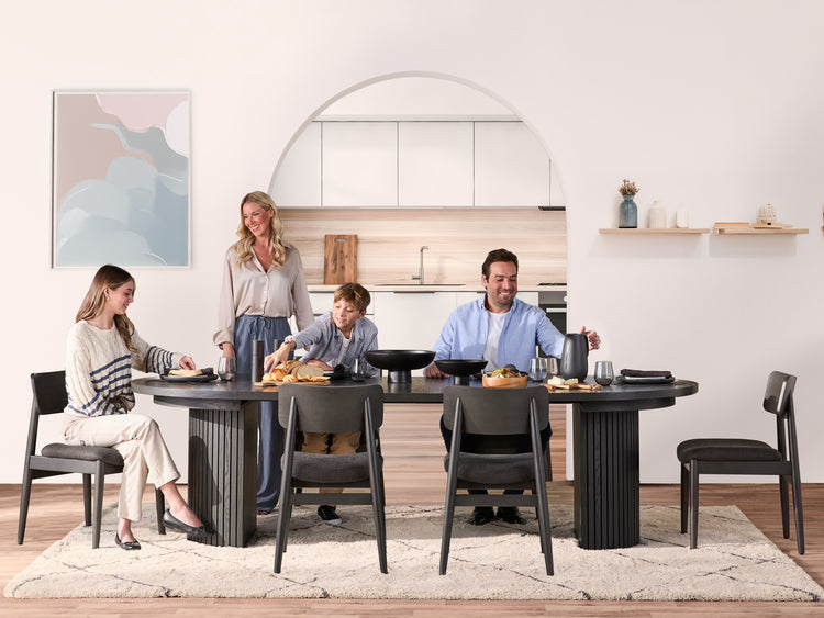 Round Extendable Table with Chairs | Transformer Table
