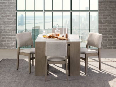 Extendable Dining Table Set with 4 Chairs| Transformer Table