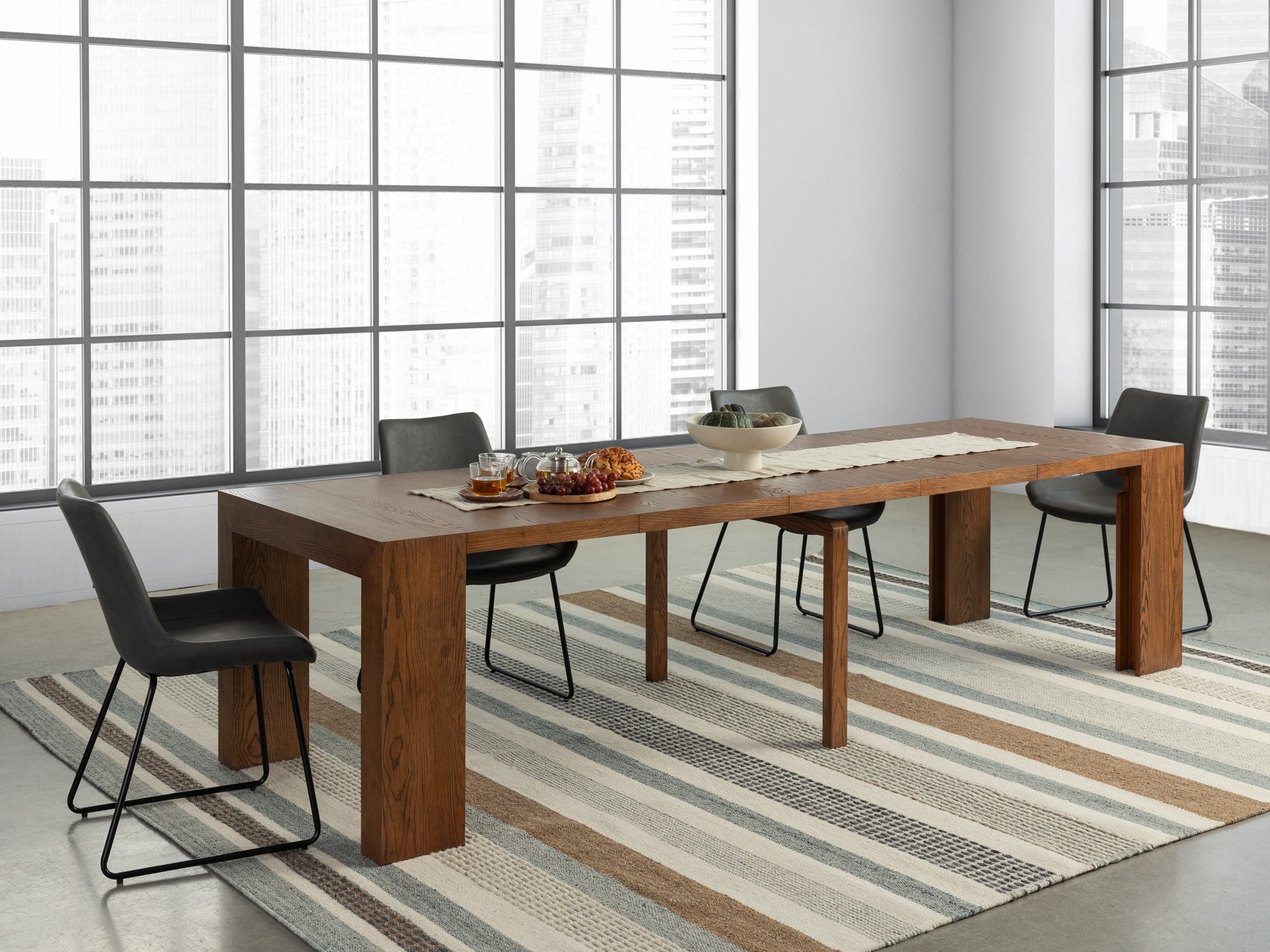 Solid Wood Extendable Dining Table | Transformer Table