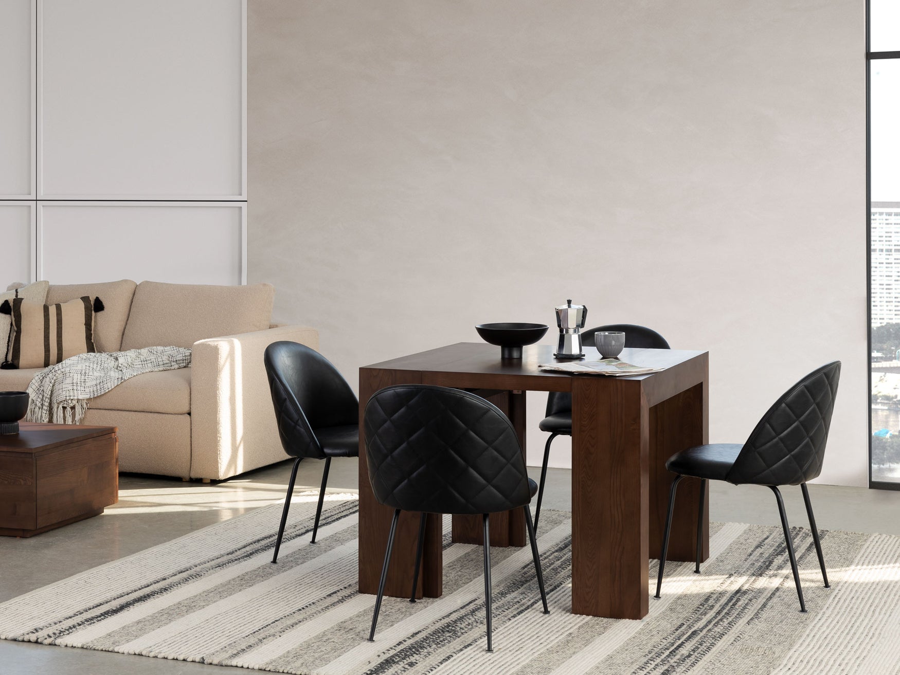 Solid Wood Extendable Dining Table | Transformer Table