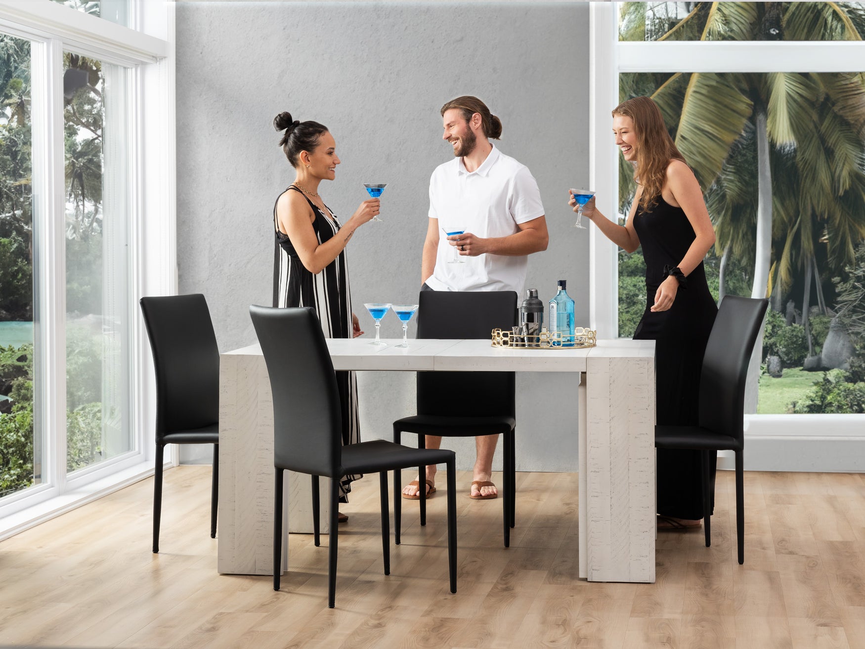 Solid Wood Extendable Dining Table | Transformer Table