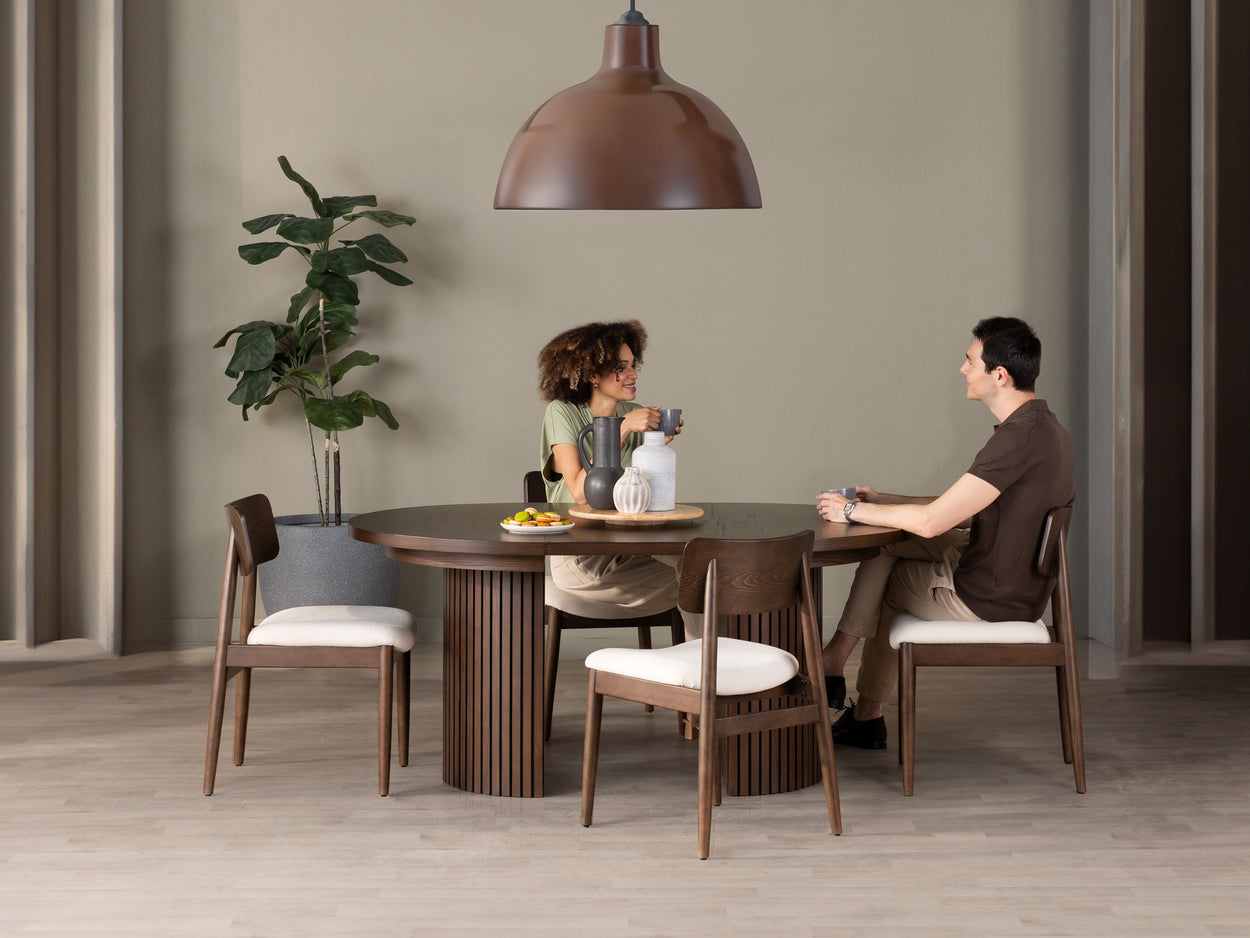 Round Extendable Table with Chairs | Transformer Table