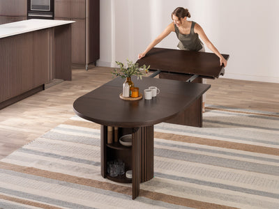 Round to Oval Dining Room Table | Transformer Table