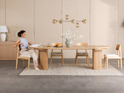 Round Extendable Table with Chairs | Transformer Table
