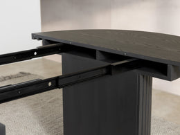 Extendable Round Table with Benches | Transformer Table