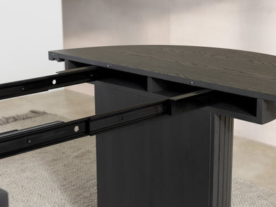 Extendable Round Table with Benches | Transformer Table