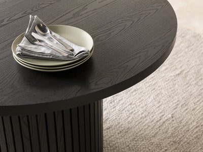 Extendable Round Table with Benches | Transformer Table